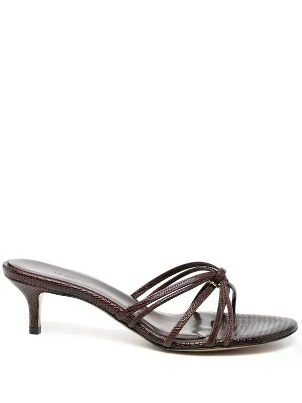 Le Monde Beryl Sofia Heeled Sandals - Brown