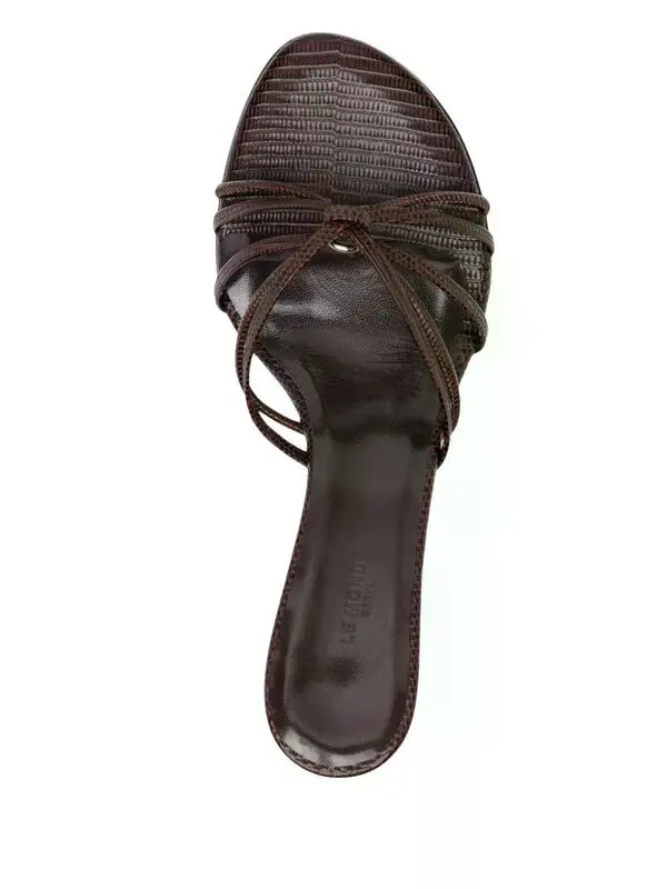 Le Monde Beryl Sofia Heeled Sandals - Brown