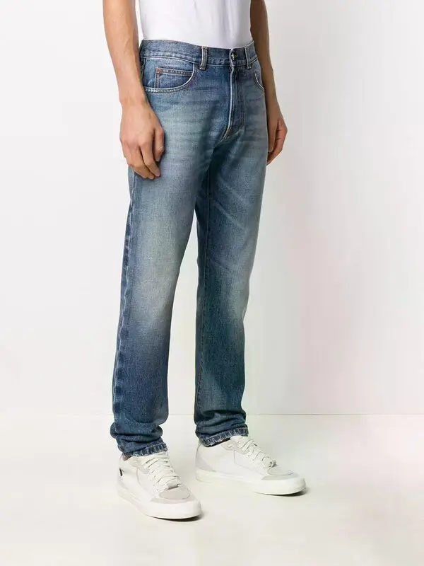 PAURA Mid-rise Straight Jeans