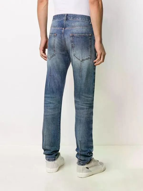 PAURA Mid-rise Straight Jeans