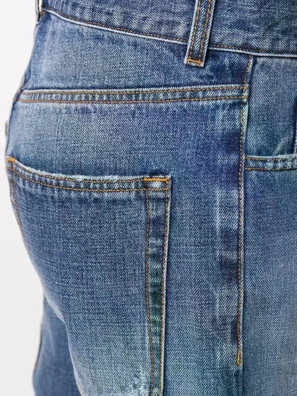 PAURA Mid-rise Straight Jeans