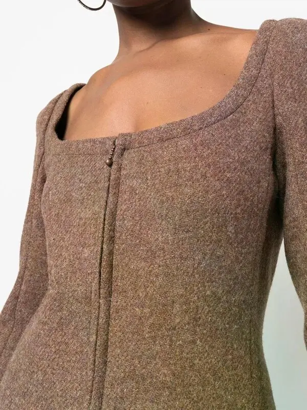 Veronique Leroy Square-neck Fitted Jacket