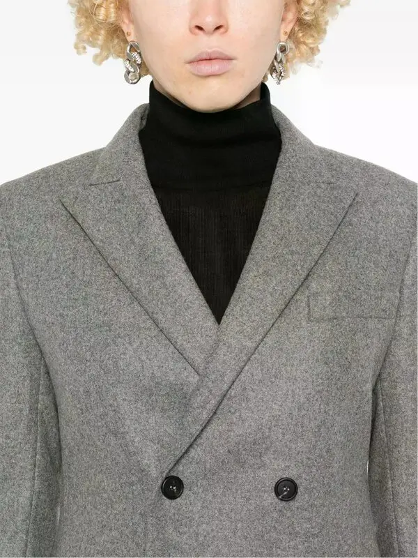Fabiana Filippi Double-breasted Flannel Blazer