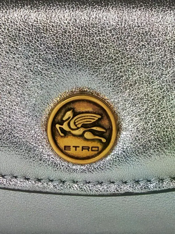 Etro Laminated Leather Coin Purse