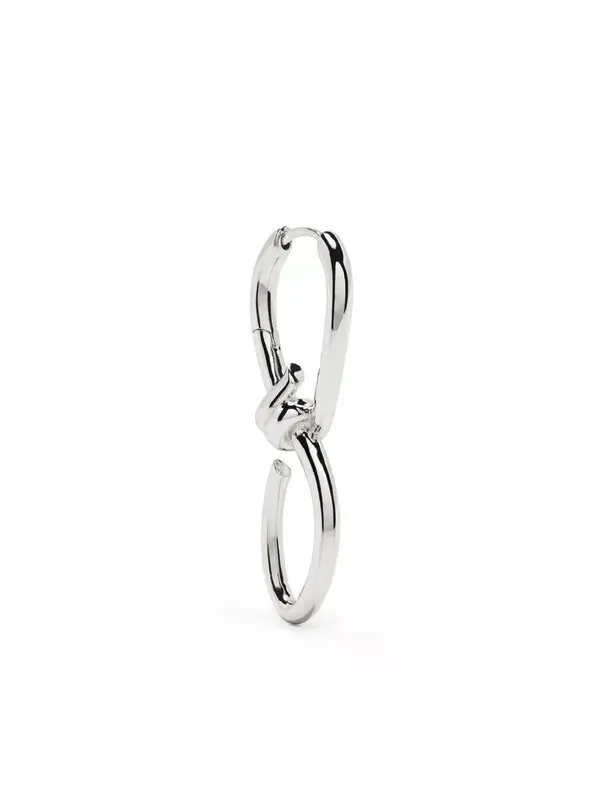 MARIA BLACK Pirro Twisted Single Earring - Silver