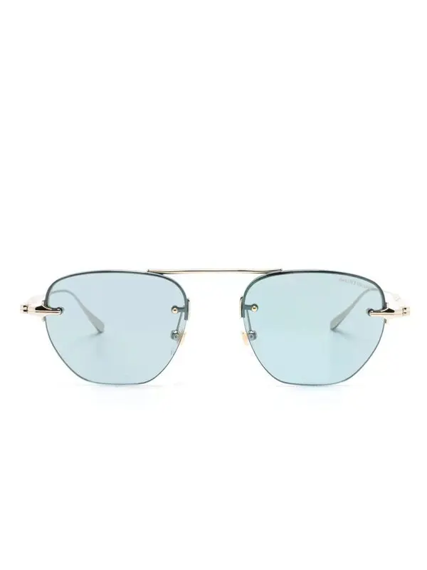 Montblanc Pilot-frame Sunglasses - Gold
