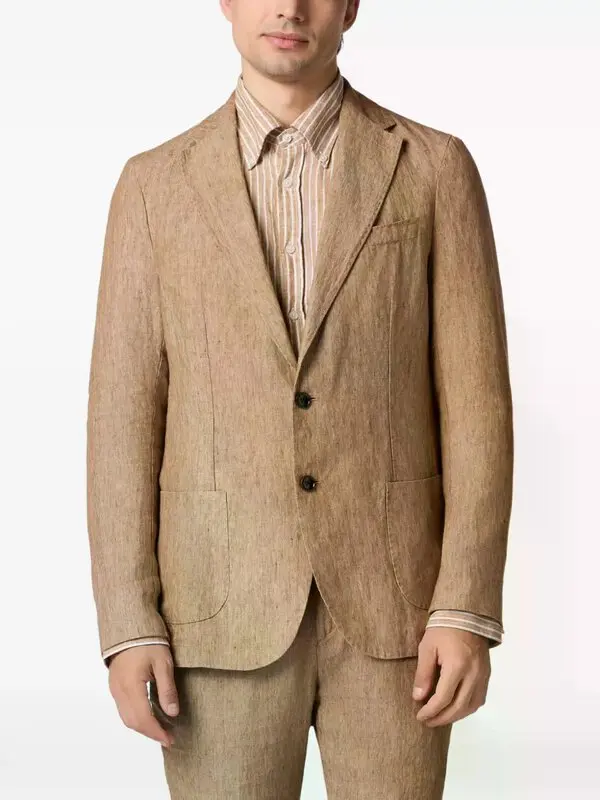 Brooks Brothers Linen Single-breasted Blazer