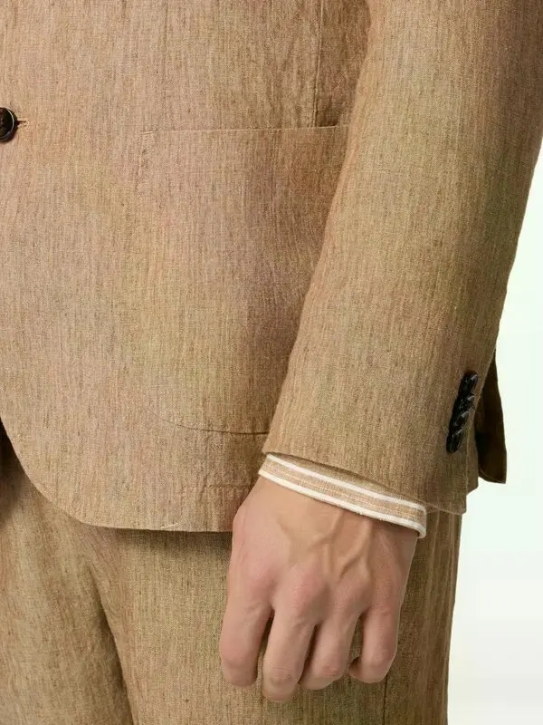 Brooks Brothers Linen Single-breasted Blazer