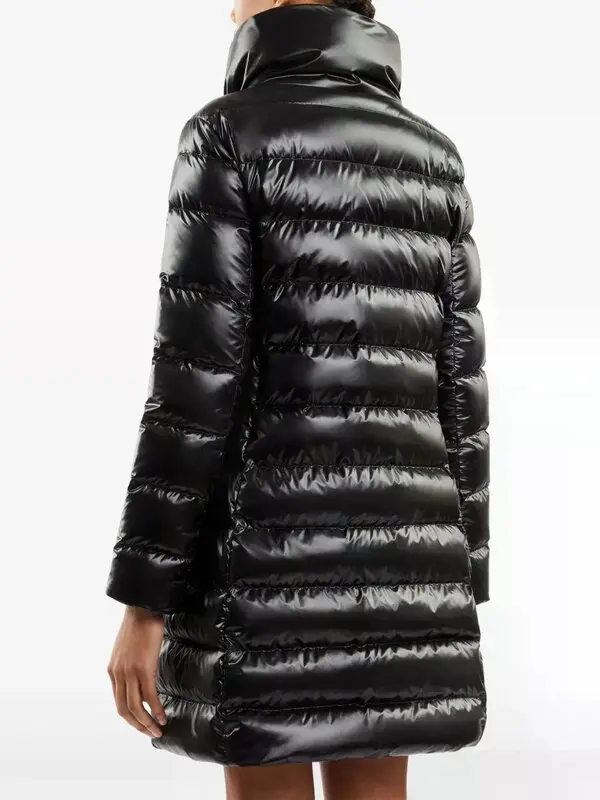 FAY Urban High-neck Padded Coat - Black