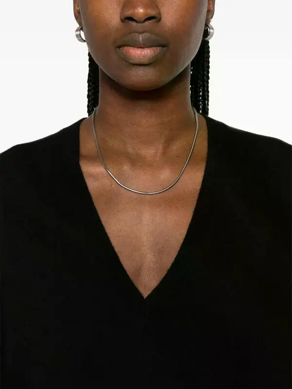 TOTEME Cashmere V-neck Sweater - Black