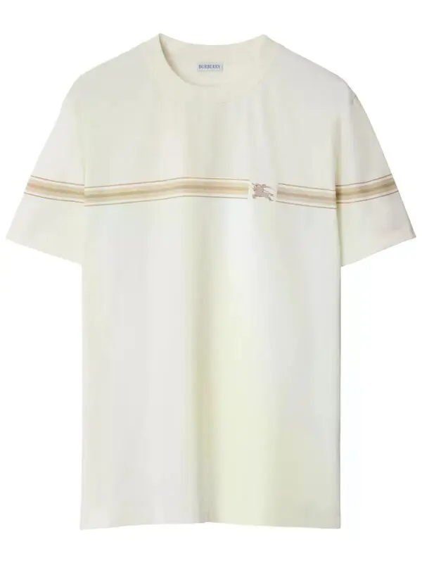 Burberry Striped Cotton T-shirt