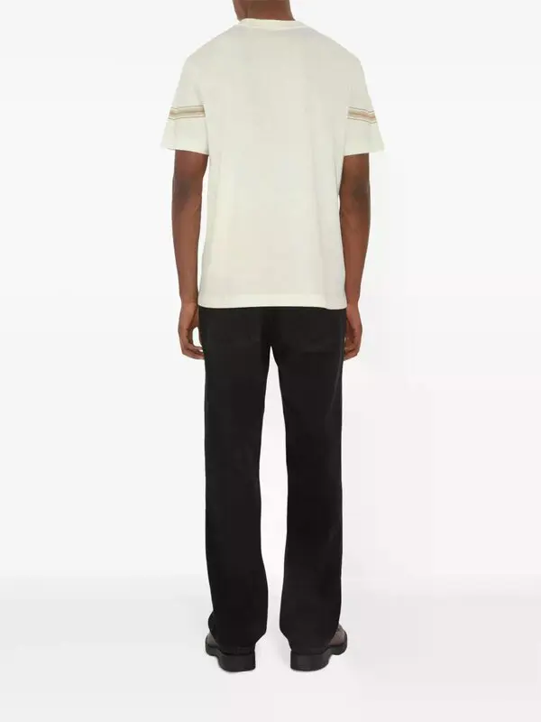 Burberry Striped Cotton T-shirt
