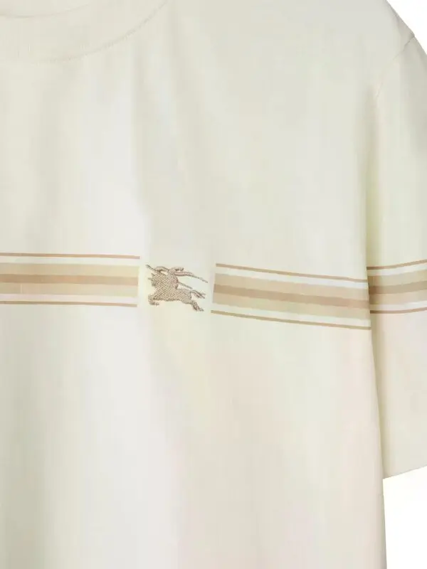 Burberry Striped Cotton T-shirt