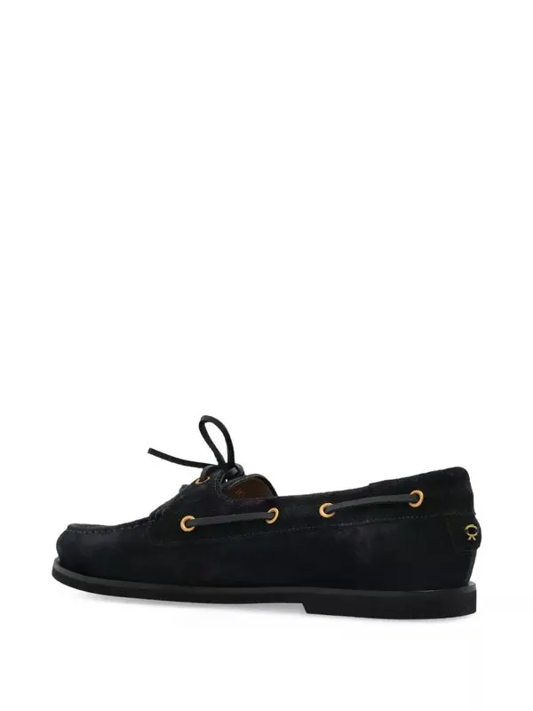 GIANVITO ROSSI Leather Oxford Shoes - Blue
