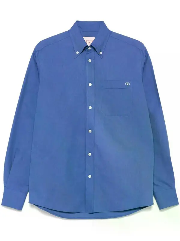 Valentino Garavani Vlogo-embroidered Shirt
