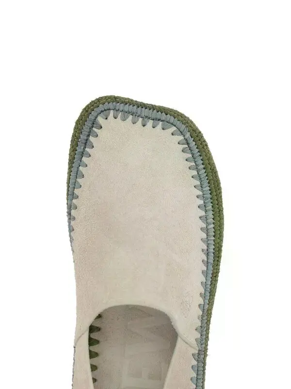 Loewe Leather Espadrilles - Grey