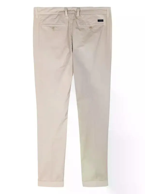 FAY Capri Straight-leg Trousers - Neutrals