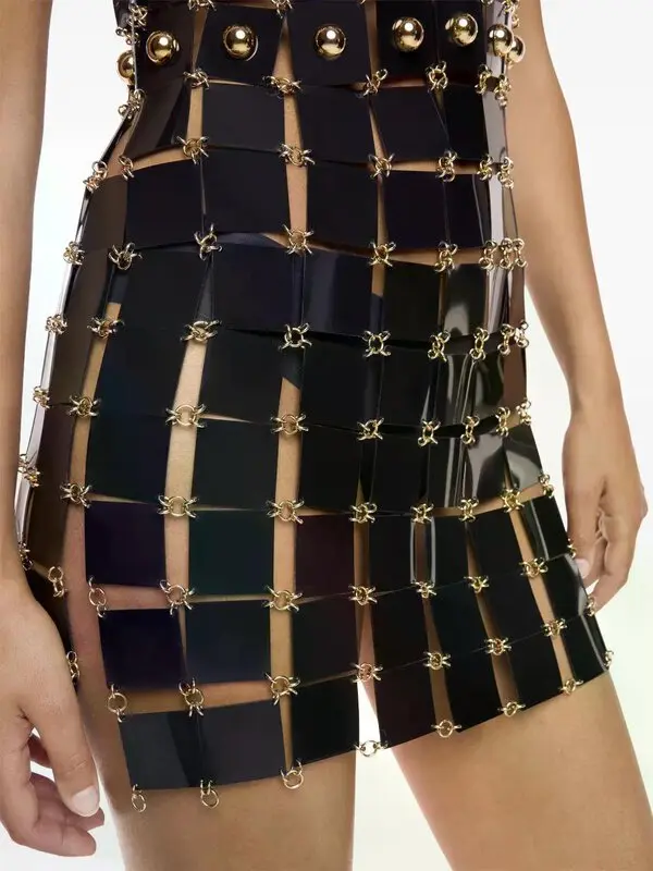 Rabanne Stud-detailed Minidress