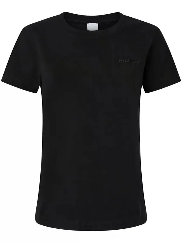 Pinko Logo-embroidered T-shirt