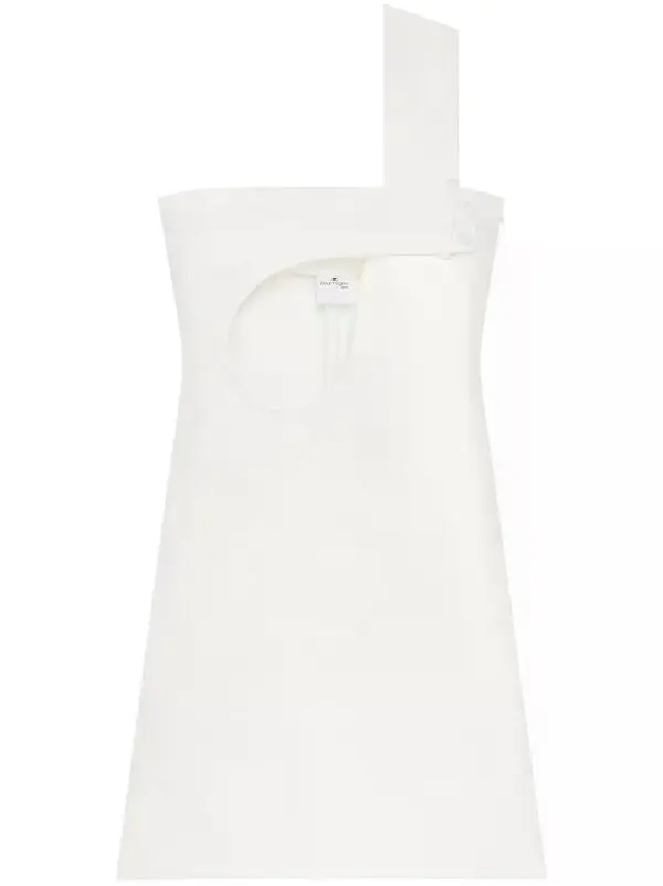 COURREGES Cut-out Satin Dress