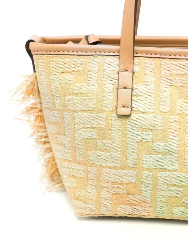 Fendi Mini Roll Tote Bag - Neutrals