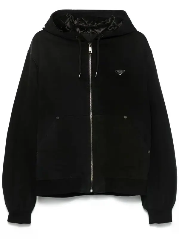 Prada Denim Hooded Jacket