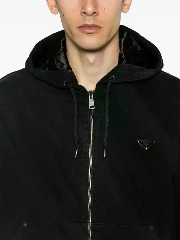 Prada Denim Hooded Jacket