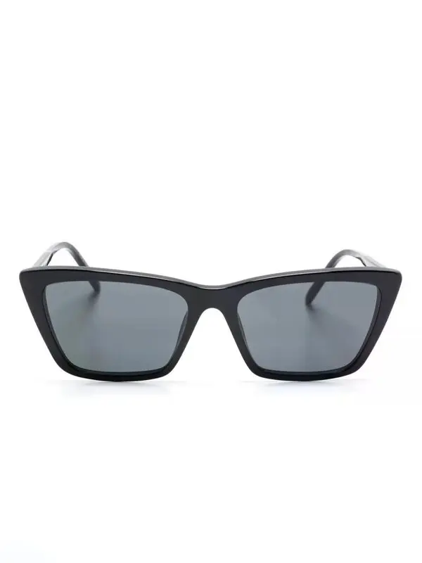 Saint Laurent Cat-eye Frame Sunglasses - Black