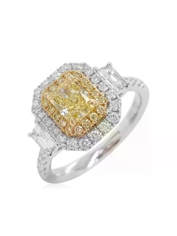 HYT JEWELRY 18kt White Gold Diamond Ring - Silver