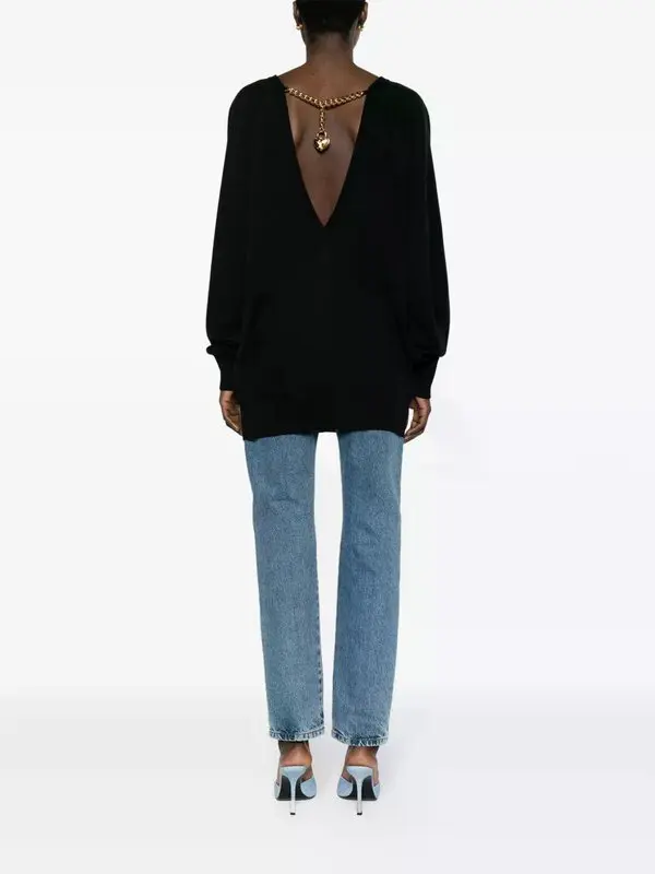 Moschino Chain-link Padlock-detail Jumper
