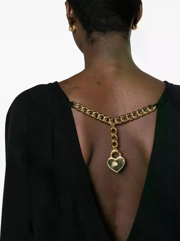 Moschino Chain-link Padlock-detail Jumper