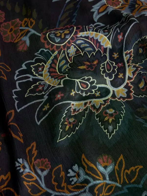 Etro Paisley Printed Silk Dress
