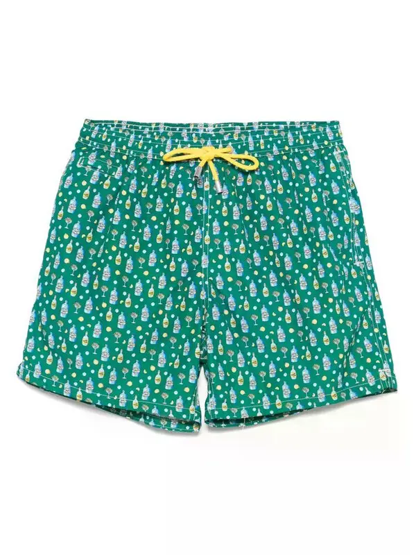 MC2 SAINT BARTH Lighting Swim Shorts - Green