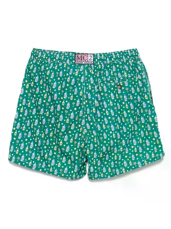 MC2 SAINT BARTH Lighting Swim Shorts - Green