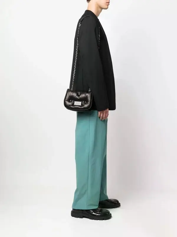 MAISON MARGIELA Glam Slam Flap Shoulder Bag - Black