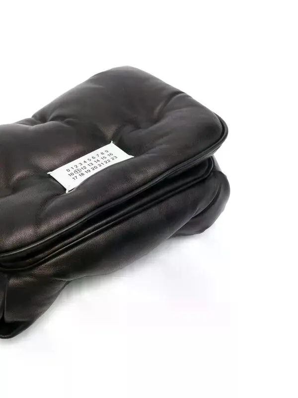 MAISON MARGIELA Glam Slam Flap Shoulder Bag - Black