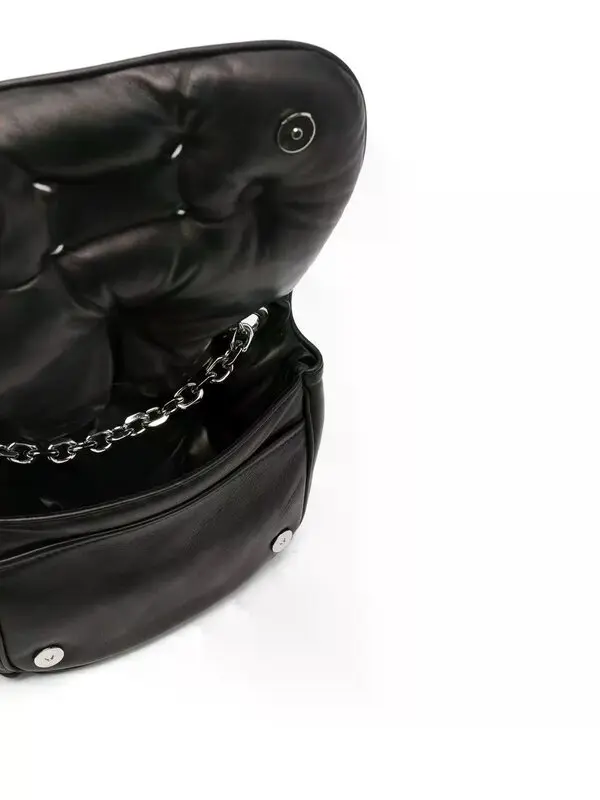 MAISON MARGIELA Glam Slam Flap Shoulder Bag - Black