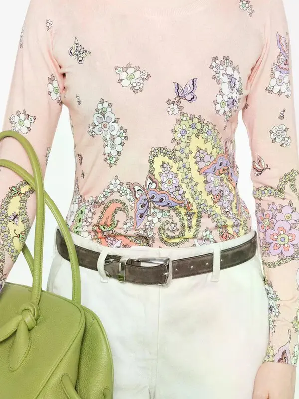 Etro Floral-print Sweater