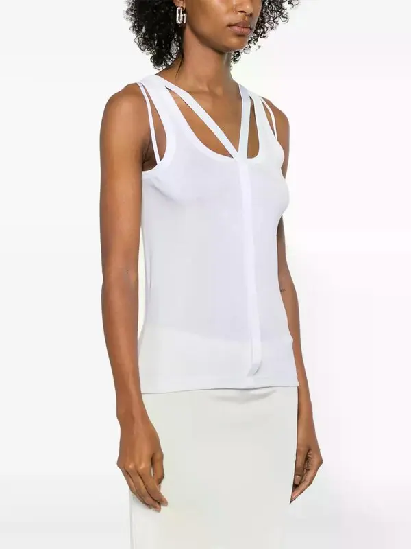 Helmut Lang Strap Racer Tank Top