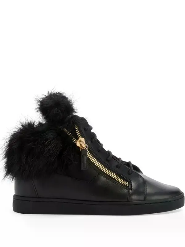 GIUSEPPE ZANOTTI Kriss Winter High-top Sneakers - Black