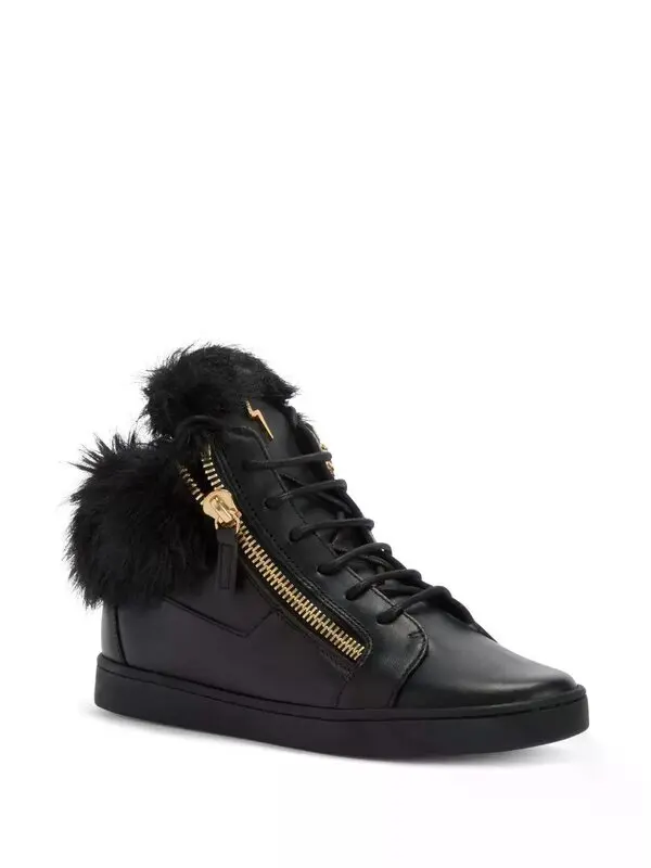 GIUSEPPE ZANOTTI Kriss Winter High-top Sneakers - Black
