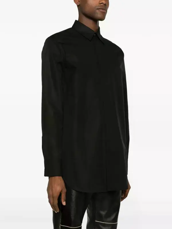 JIL SANDER Heavy Buttoned Cotton Shirt