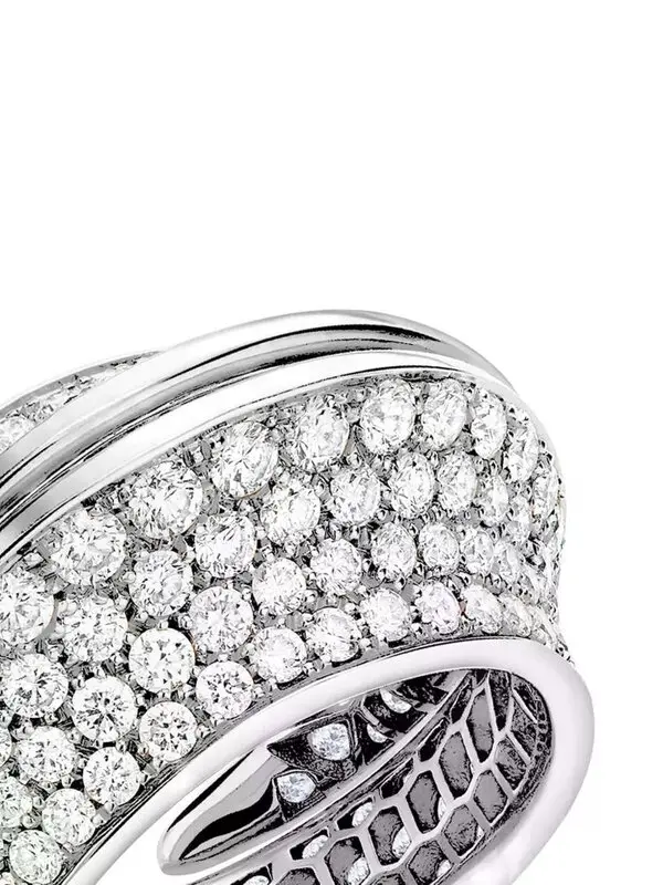 LILY GABRIELLA 18kt White Gold Spira Diamond Ring