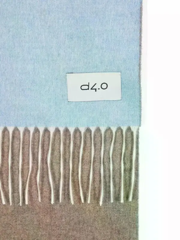 D4.0 Logo-patch Scarf - Blue
