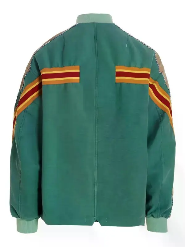 INCOTEX RED X FACETASM Contrasting-band Bomber Jacket