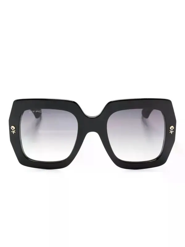Etro Mania Square-frame Sunglasses - Black