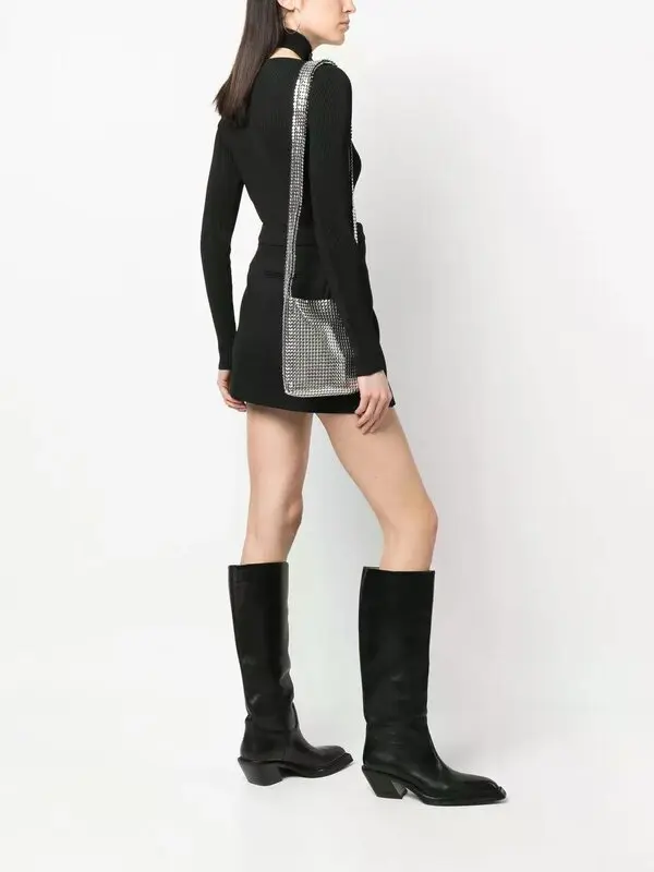 Rabanne Mini Pixel Shoulder Bag