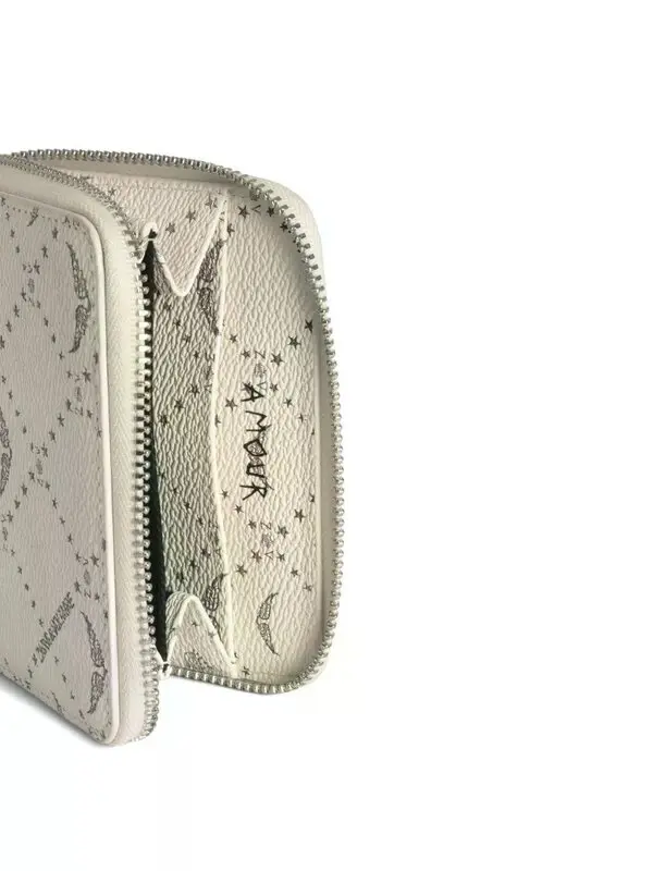 Zadig&Voltaire Monogram-pattern Wallet - Neutrals