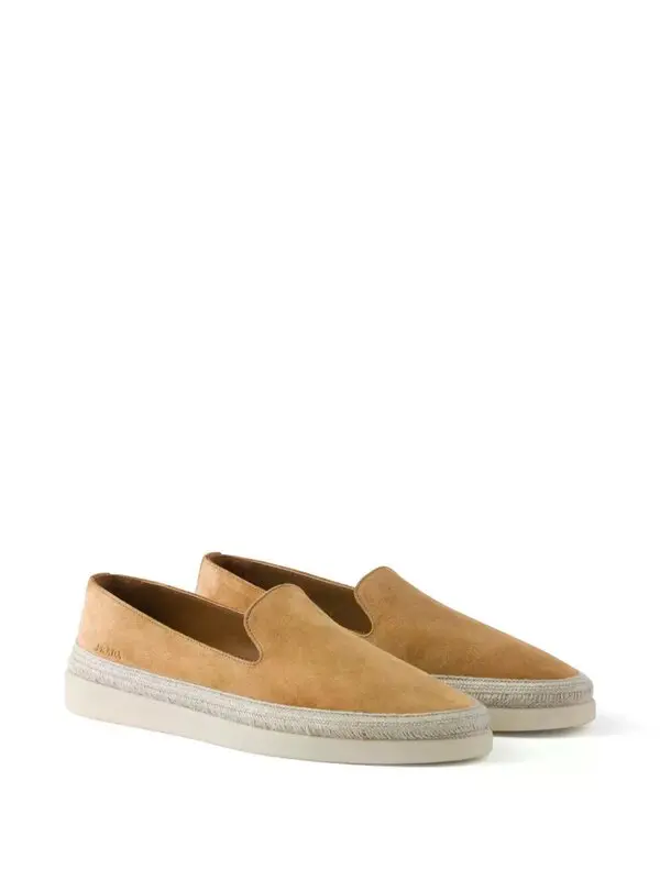 Prada Suede Loafers