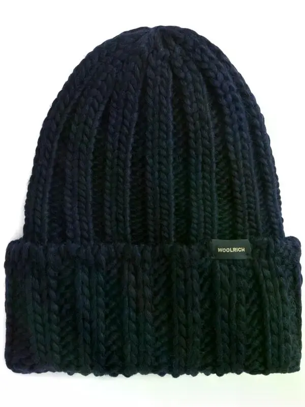 Woolrich Ribbed-knit Beanie - Blue